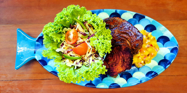 Fresh fruits, healthy breakfast in the Cook Island